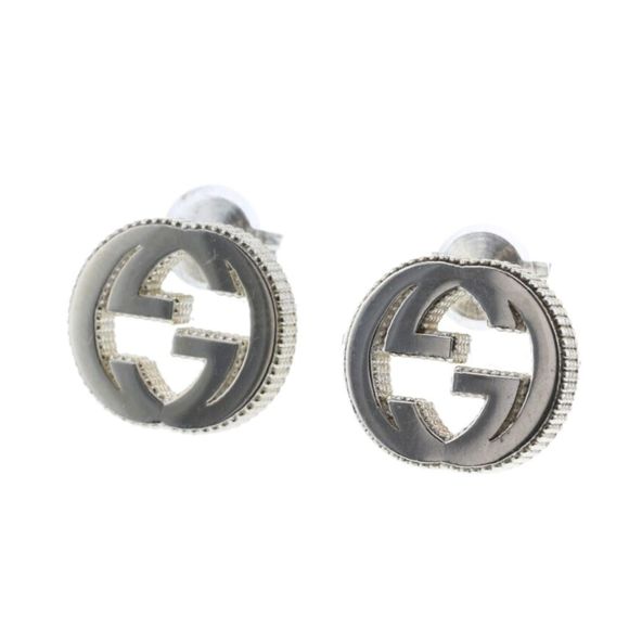 Gucci | Jewelry | Gucci Earrings Interlocking G Silver 925 Ladies | Poshmark